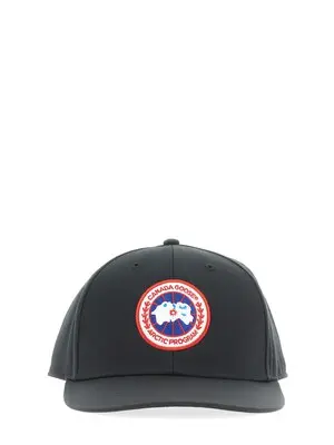 Canada Goose Baseball Cap With Logo Patch - Black