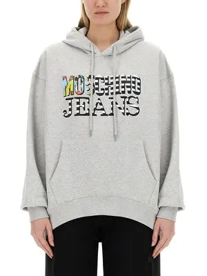 Moschino Jeans Oversized Sweatshirts Hoodies For Women