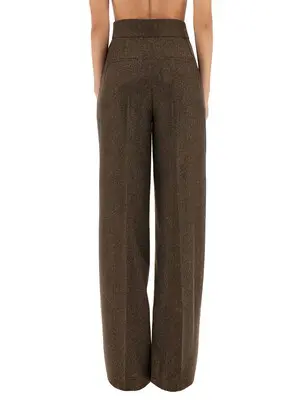 Max Mara Wide Leg Trousers - Brown