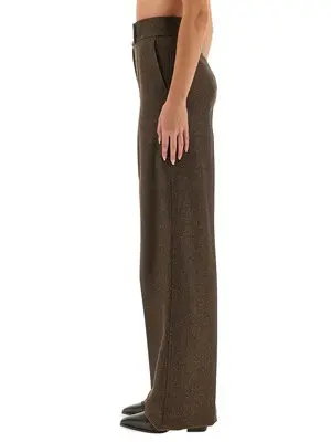 Max Mara Wide Leg Trousers - Brown