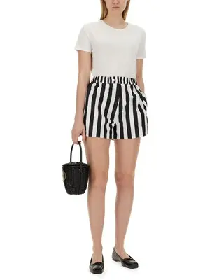 PATOU Striped Bermuda Shorts