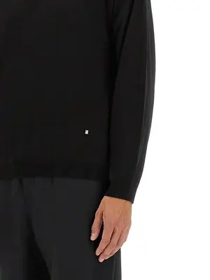 Moschino Wool And Silk Pullover - Black