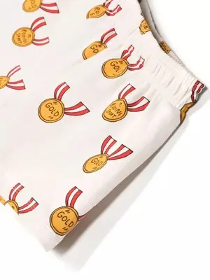 MINI RODINI Medals Printed Sweatshorts