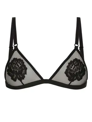 Dolce & Gabbana Soft Cup Triangle Bra - Black