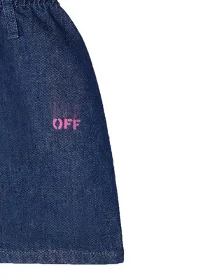 Off-White Off Print Denim Skirt