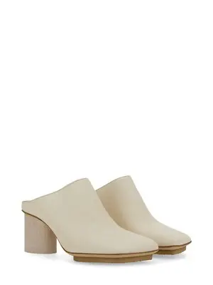 UMA WANG Leather Mule