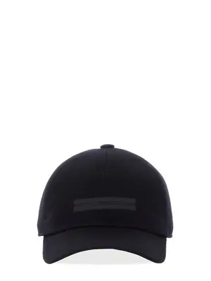 Zegna Baseball Cap With Logo - Black