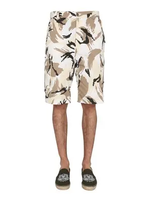 Kenzo Bermuda Shorts - White