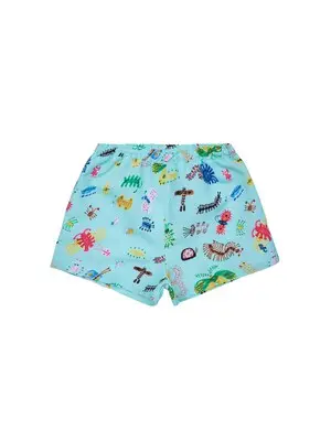 BOBO CHOSES Printed Swim Shorts - Azure