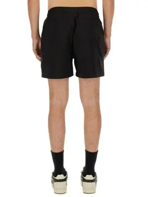 REPRESENT Bermuda Shorts With Logo - Black