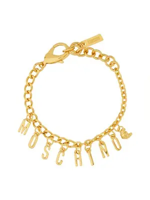 Moschino Logo Bracelet - Gold