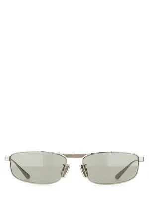 Balenciaga Tag 3.0 Rectangle Sunglasses - Grey