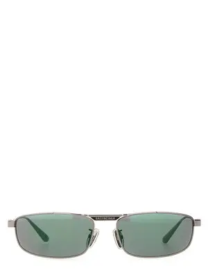 Balenciaga Tag 3.0 Rectangle Sunglasses - Grey