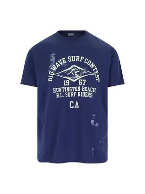 Comme Des Garçons Logo T-shirt - Blue