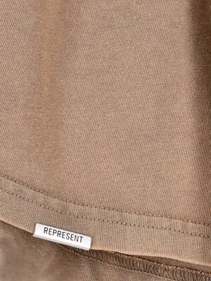 COURREGES Maison Margiela Embroidered Logo T-shirt - Brown