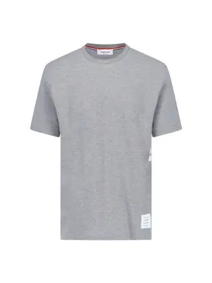 COURREGES Maison Margiela Embroidered Logo T-shirt - Gray