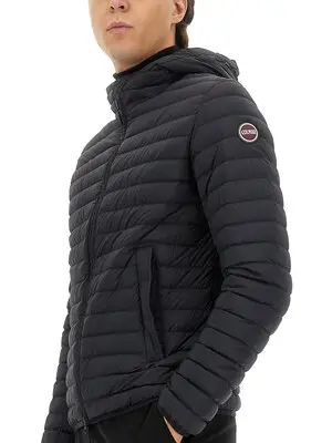 COLMAR Lightweight Down Jacket With Hood - Black
