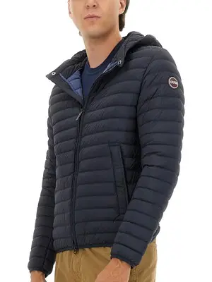 COLMAR Lightweight Down Jacket With Hood - Blue