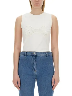 Magda Butrym Crochet Bra T-shirt
