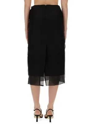 Sportmax Regular Fit Midi Skirt