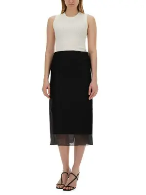 Sportmax Regular Fit Midi Skirt