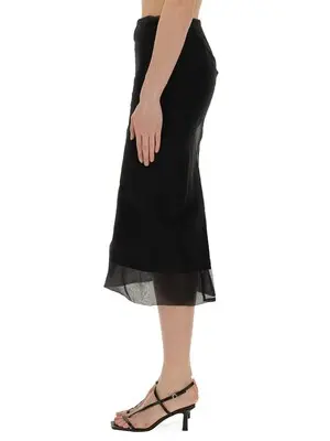 Sportmax Regular Fit Midi Skirt