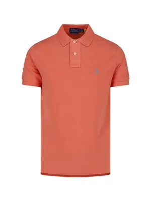 Comme Des Garçons Polo Ralph Lauren Embroidered Logo Polo Shirt - Orange