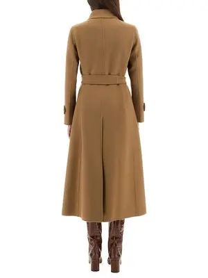 Max Mara Double-breasted Coat - Beige