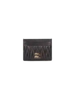 VIVIENNE WESTWOOD Logo Card Holder Brown