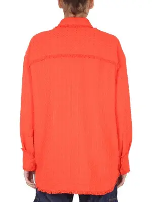 MSGM Fringed Shirt