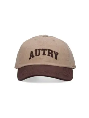AUTRY Logo Baseball Cap - Beige