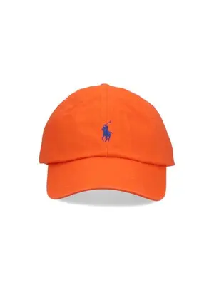 Loro Piana Logo Baseball Cap Orange