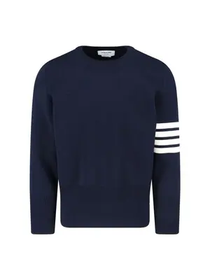 Thom Browne 4-bar Sweater - Blue