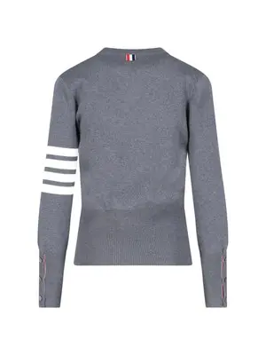 Thom Browne 4-bar Sweater - Gray