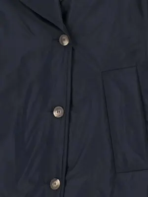 CAPE CONCEPT Technical Fabric Coat - Black