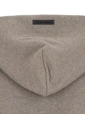 Y3 Logo Zip Sweatshirt - Taupe