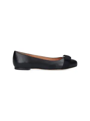 Ferragamo Round Toe Flats For Women
