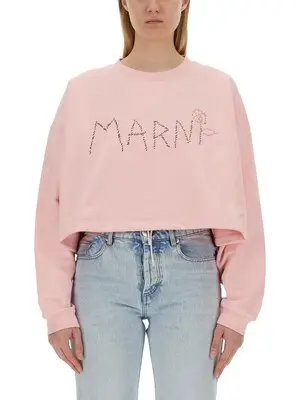 Marni Cuffed Sweatshirts Hoodies For Women