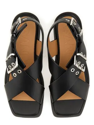 GANNI Studded Sandals