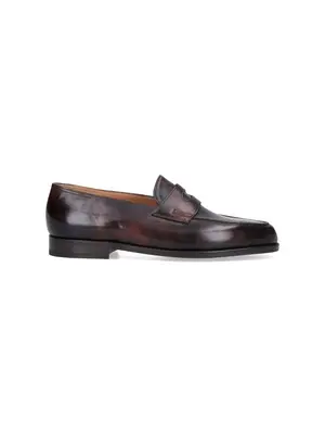 John Lobb Round Toe Loafers
