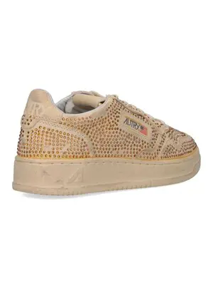 AUTRY Medalist Low Crystal Sneakers