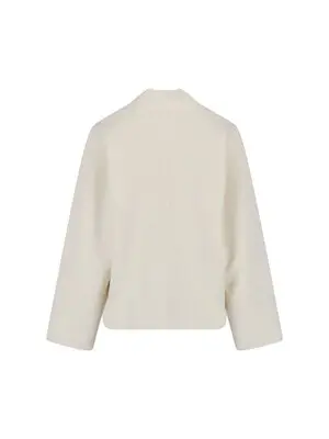 Max Mara Virgin Wool Cardigan - Cream