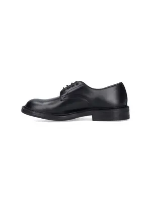 TRICKER'S Woodstock Leather Derby Shoes - Black
