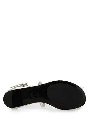 Alexander McQueen Strappy Sandal - Silver