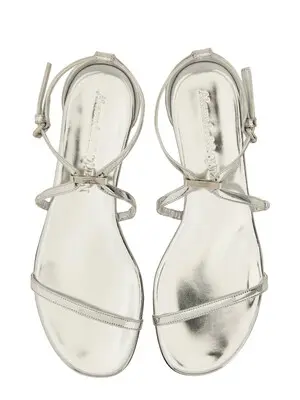 Alexander McQueen Strappy Sandal - Silver