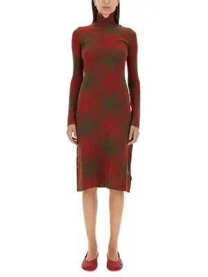 Burberry Paneled Dresses