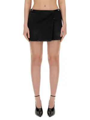 Givenchy Voyou Wrap Skirt - Black