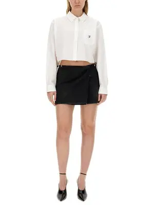 Givenchy Voyou Wrap Skirt - Black