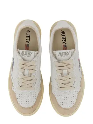 AUTRY Medalist Low Sneakers - Beige