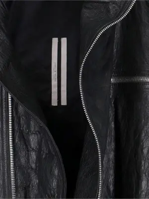 TONYWACK Lambskin Leather Jacket - Black